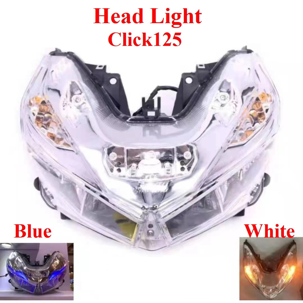 Head Light - Honda Click (Light : White / Blue) | Shopee Philippines