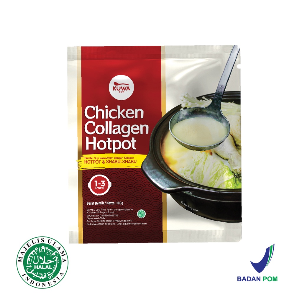 KUWA Chicken Collagen Hotpot - Collagen Chicken Soup Broth - 100g ...
