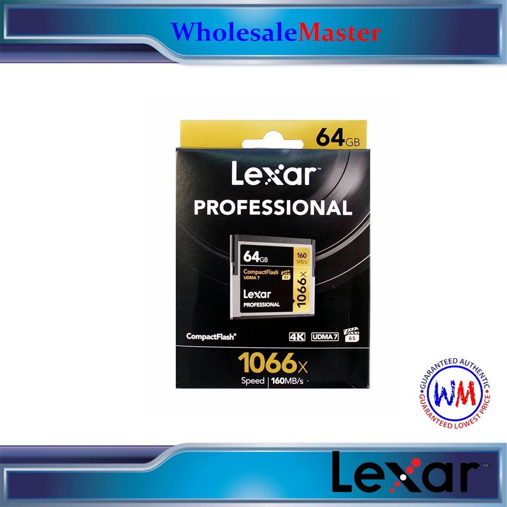 Lexar Professional 1066x Compact Flash Card 64gb | Shopee Philippines