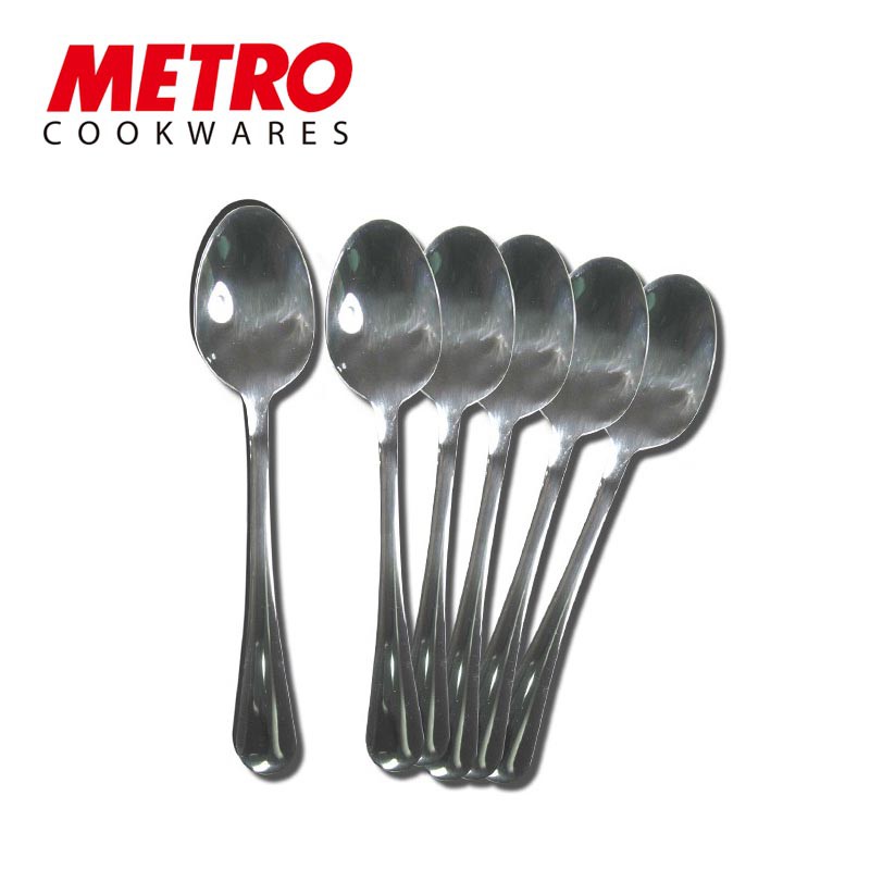 Set of 6pcs Metro Dinnerwares Table Spoon Set Stainless Steel MCS 5459 ...