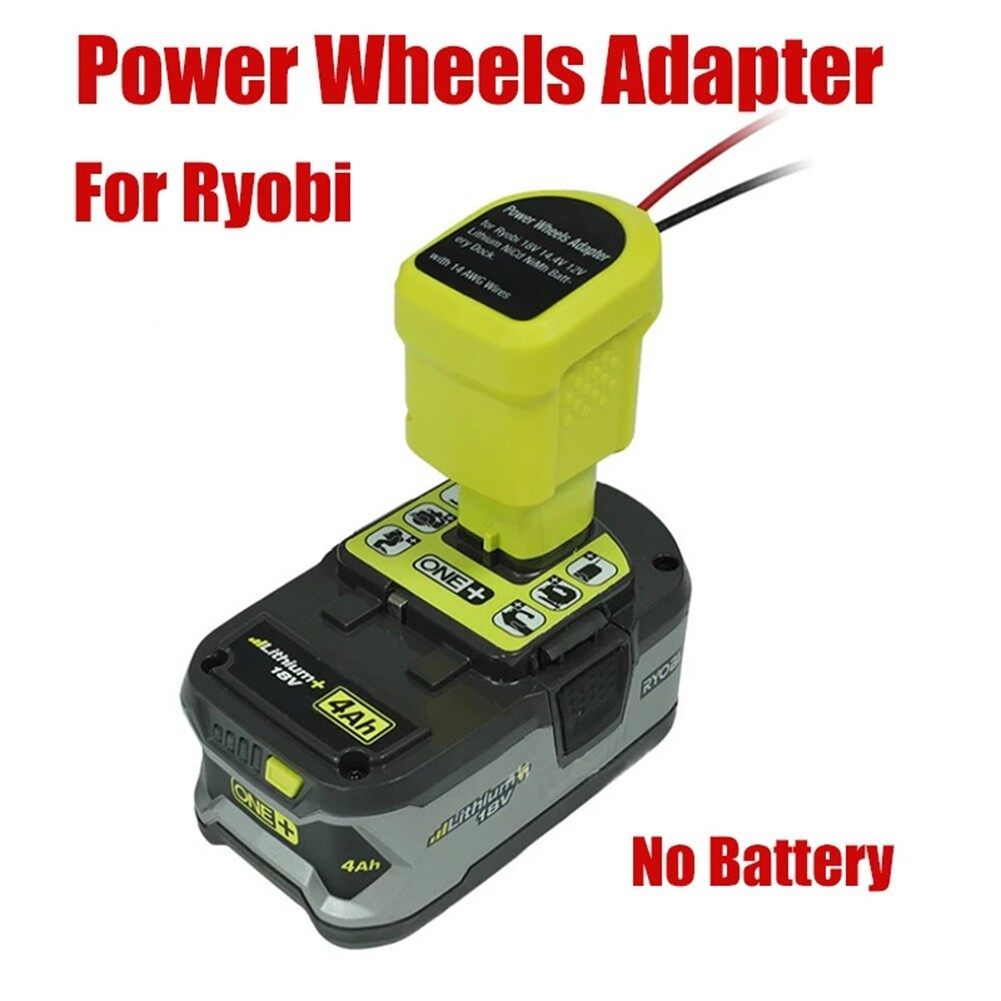 1x Adapter For Ryobi 18v ONE+ Tools Used With Ridgid 18v Batteries ...