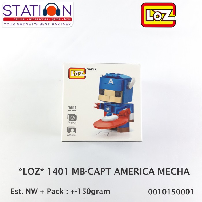 Loz 1401 MB-CAPT AMERICA MECHA | Shopee Philippines