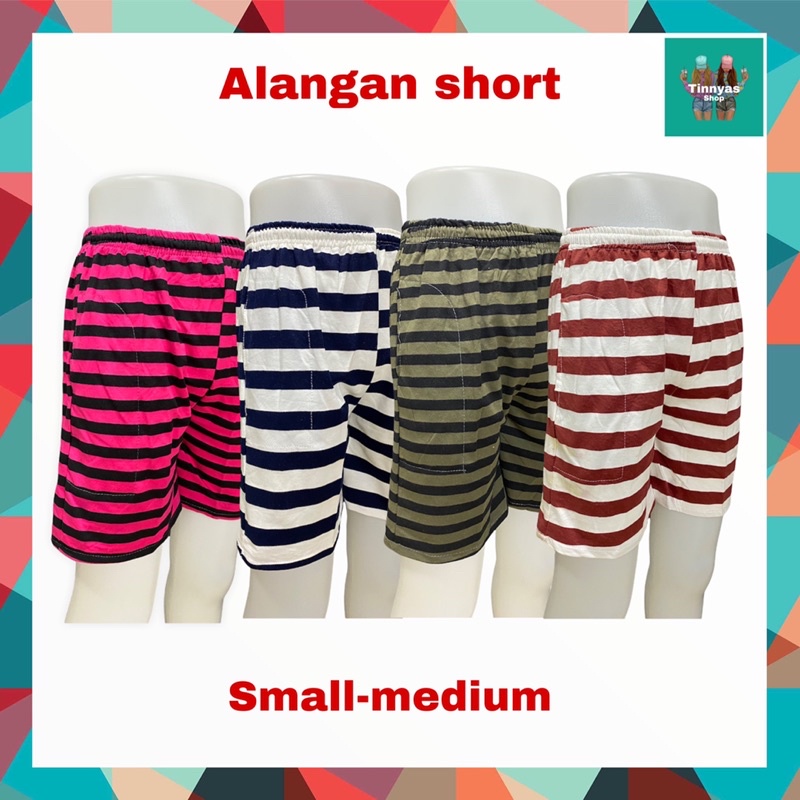 Alangan stripe short | Shopee Philippines