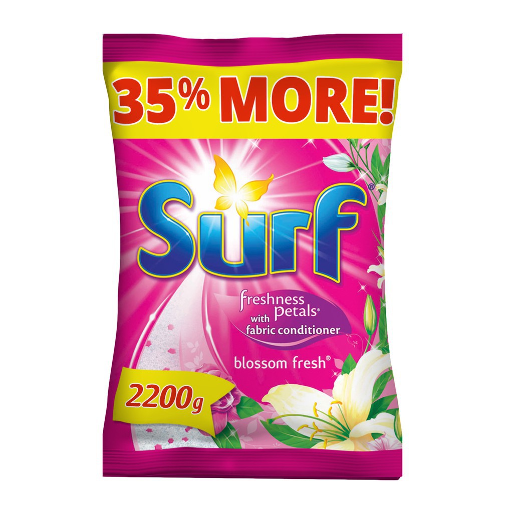 Surf Powder Detergent Blossom Fresh Pouch 2.2kg | Shopee Philippines
