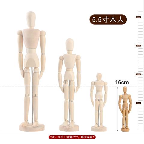 Weizhuang Art Painting Wooden Dolls For Joint Man Model Sketch Use ...
