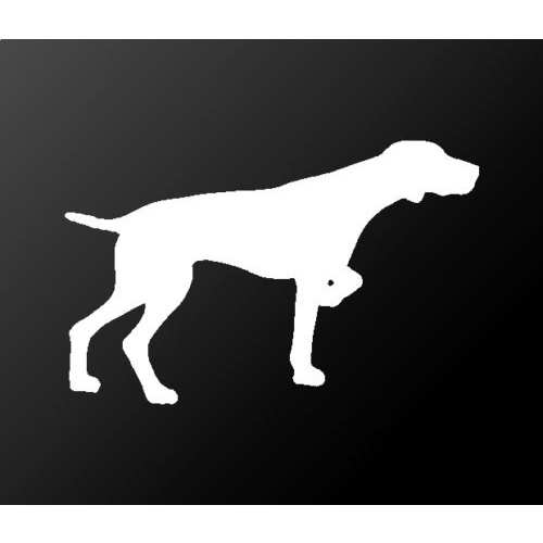 German Shorthaired Pointer Vinyl Decal Car Window Laptop Dog Silhouette ...