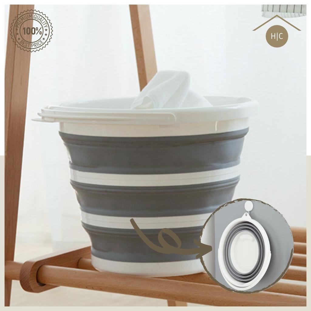 Homechums.ph 10L Collapsible Storage Bucket Pail Multifunction Round ...