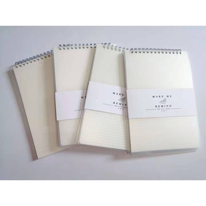 Muji Style Top Spiral White Notebook. | Shopee Philippines