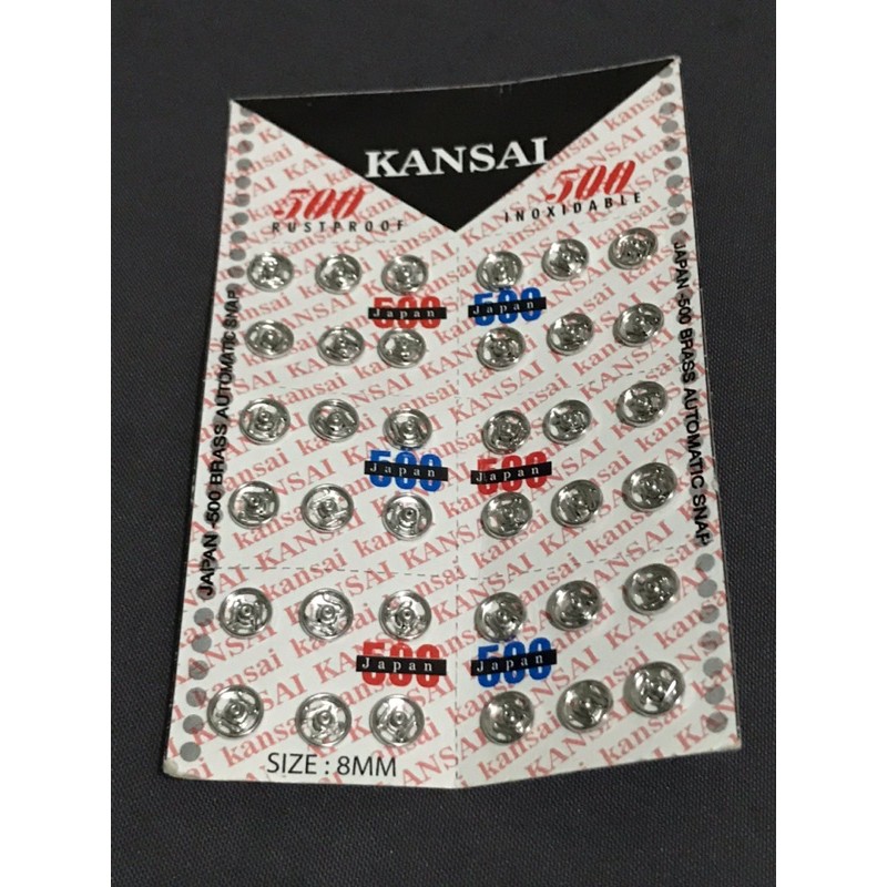 Automatic Snap Button (Kutsetes) 36 Pairs 6 Pairs 7MM | Shopee Philippines