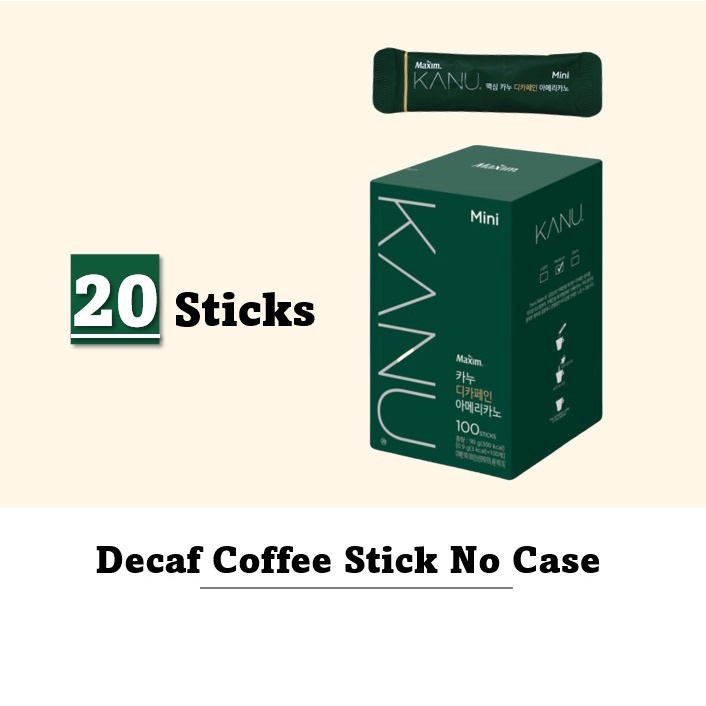[Kanu] Decaf Stick Decaffeinated Coffee Decaf Instant Powder Mix ...