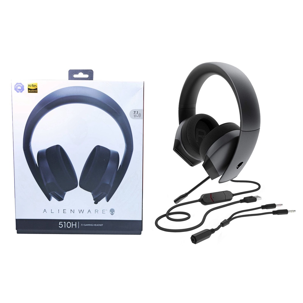 Alienware AW510H 7.1 Gaming Headset (Dark Side of the Moon) - Wired ...