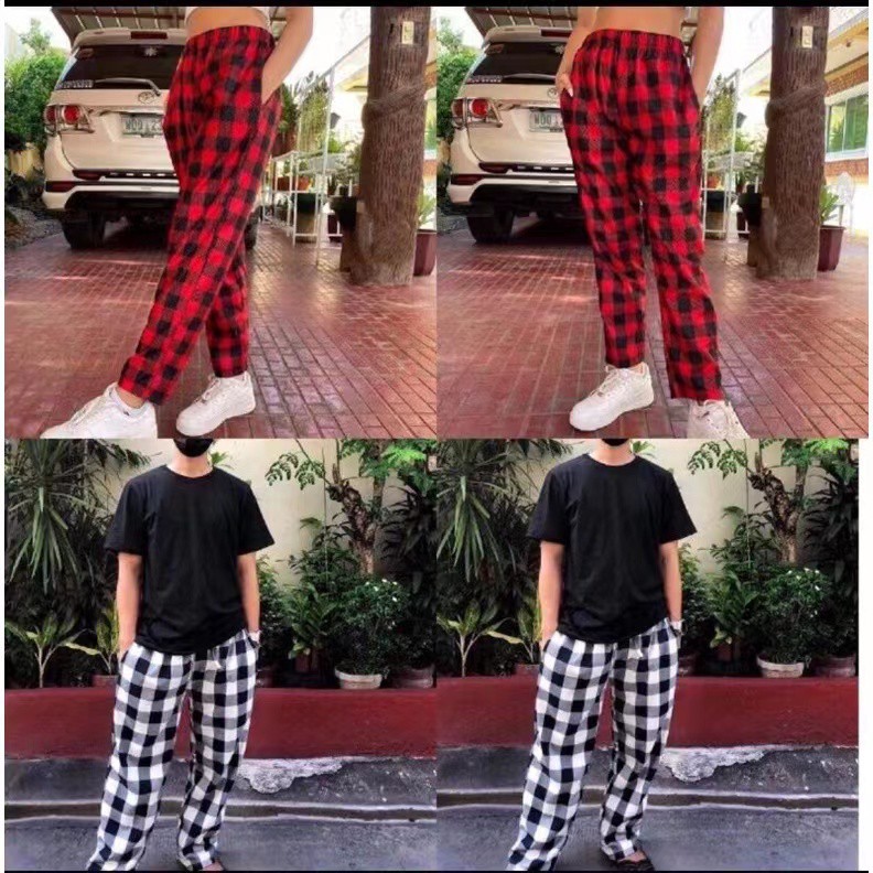 NEW CHECKERD PANTS AND CHECKERED FOR MEN | Shopee Philippines
