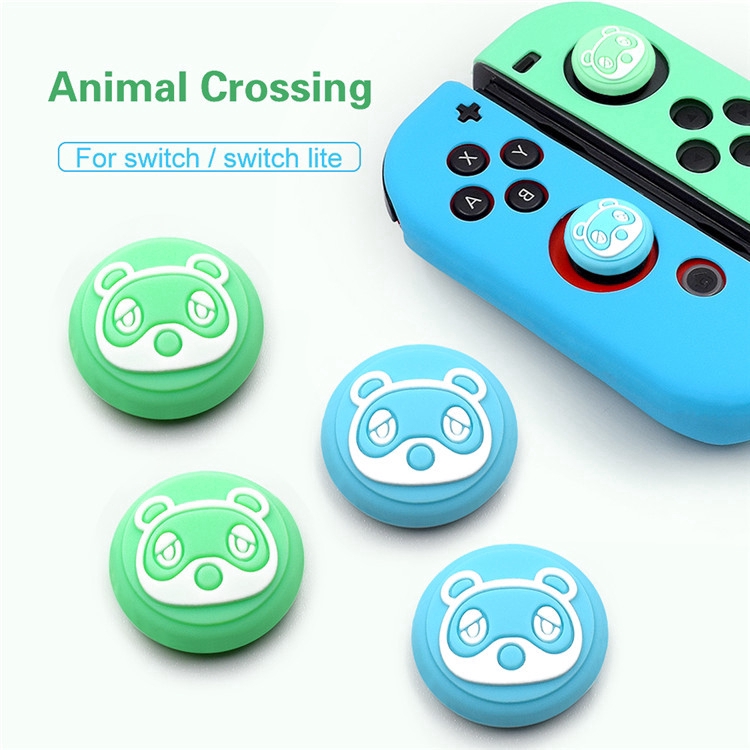 4pcs/pack Nintendo switch lite thumb stick grip Animal Crossing Tom ...
