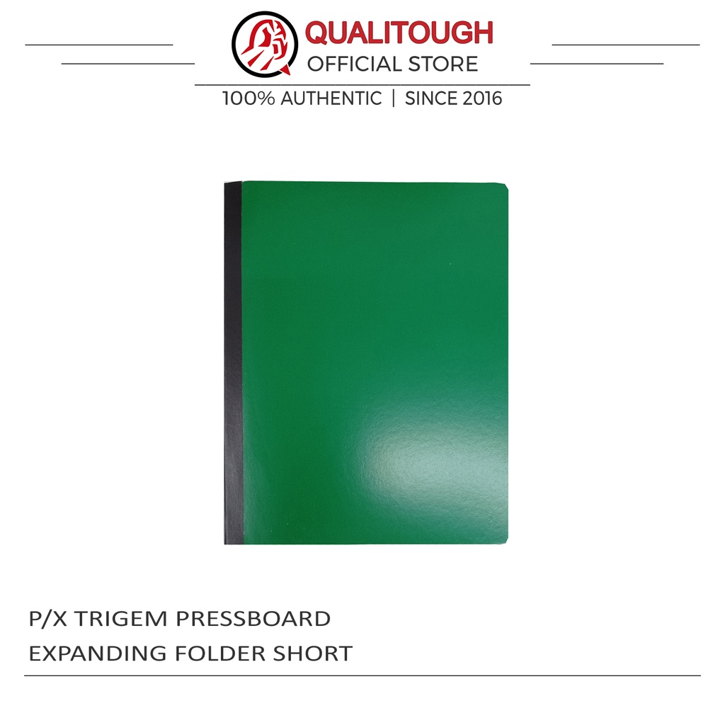 P/X Trigem Pressboard Expanding Folder Short - royal blue/red/green ...