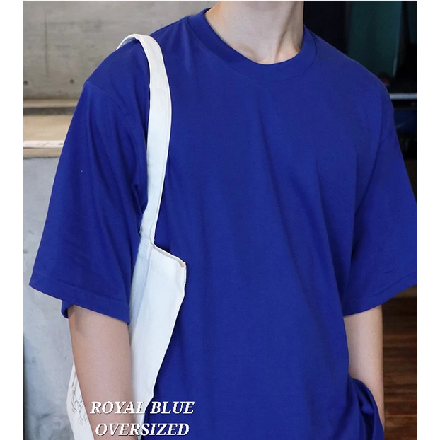 AIIZ / A2Z OVERSIZED Korean Inspired Shirt Unisex (ROYAL BLUE) | Shopee ...