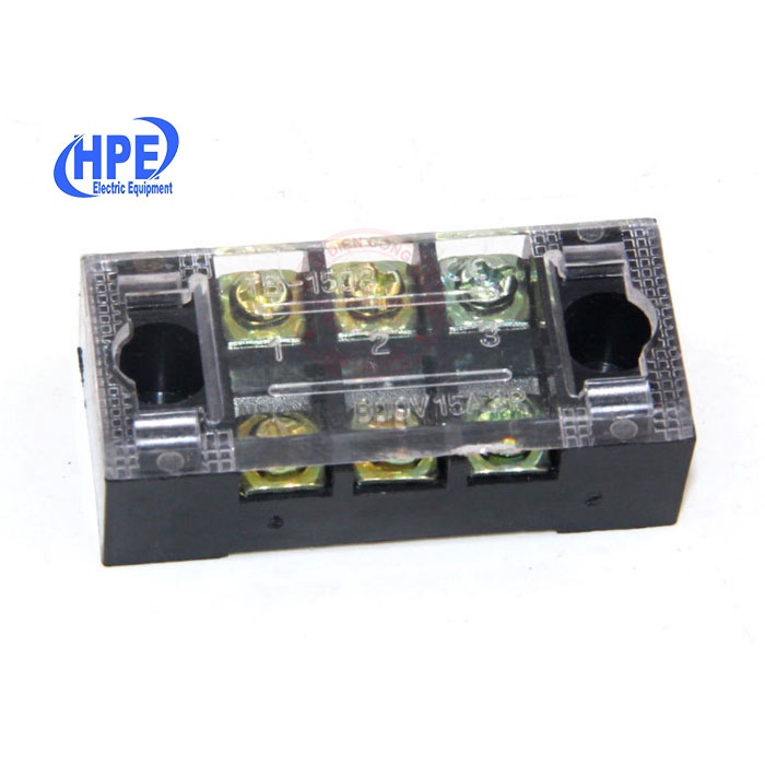 3-phase 15A electrical wire connector - DOMINO cross-section wiring (TB ...