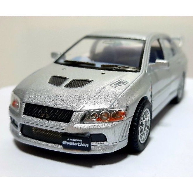 Mitsubishi Evo 7 Mitsubixhi Evo7 Car Model Scale 1:36 Diecast Length 5 Stones (About The Palm ...