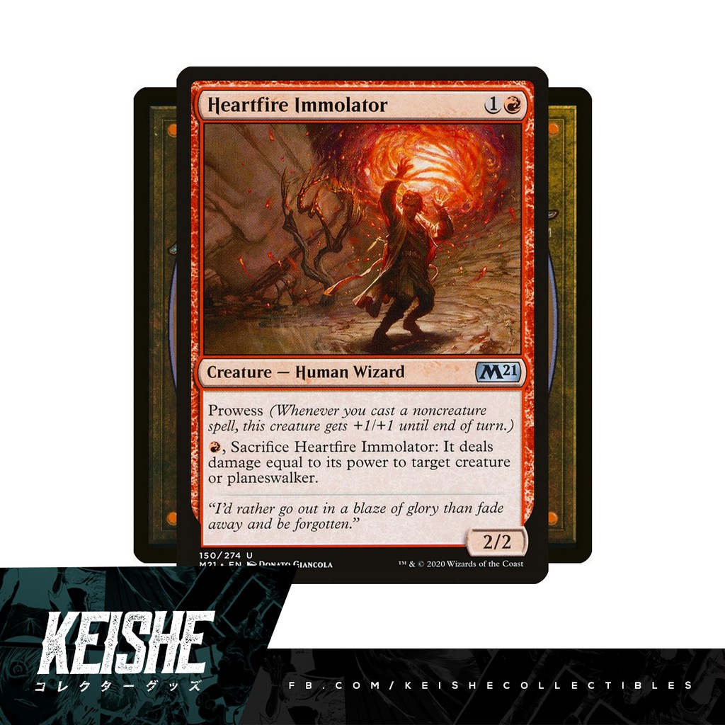 Magic: The Gathering (MTG) | Heartfire Immolator (Human Wizard ...