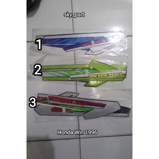 Honda Win 100 1996 Standard Full Body Lis Stickers | Shopee Philippines