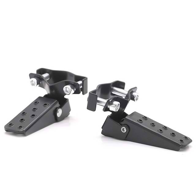 Knight Motorcycle Bike Universal Shock Footrest Pair FULL ALLOY ...