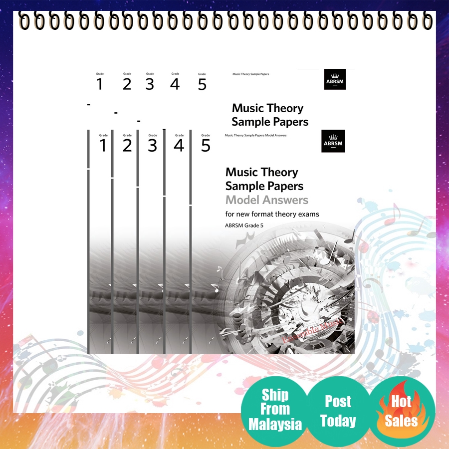 ABRSM More Music Theory Paper Sample Papers 2020 Grade 1 to 5 (Online ...