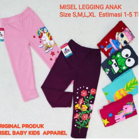 Misel Character Children Leggings Aged 1-5 Years (can Choose Colors ...