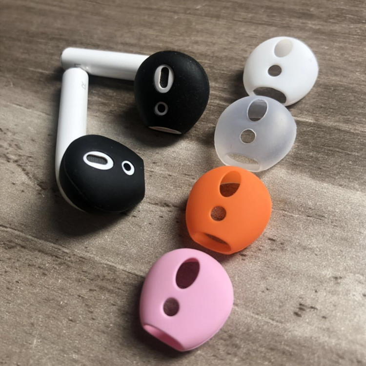 Ultra-thin Anti-slip Ear Cap for iphone Airpods2 Anti-lost Silicone ...