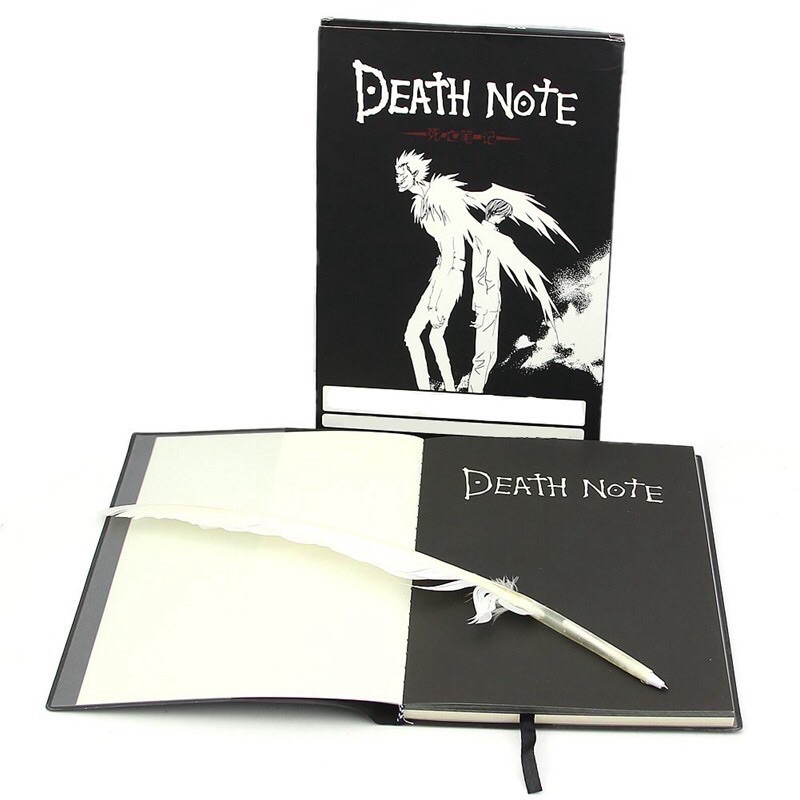 Death Note Notebook With Feather Pen Death Note Notebook With Feather ...