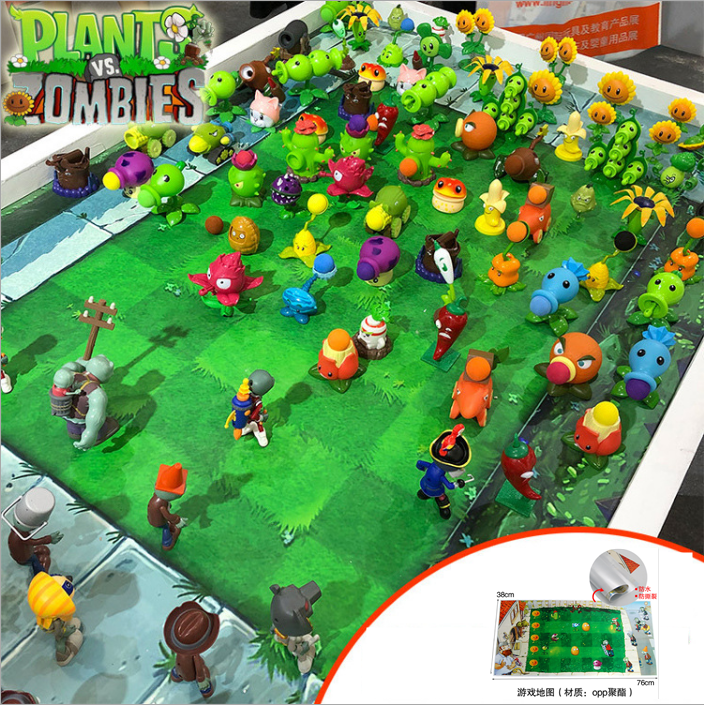 Plants vs. Zombies Toy Battle Map Waterproof Tear-resistant Large Opp ...