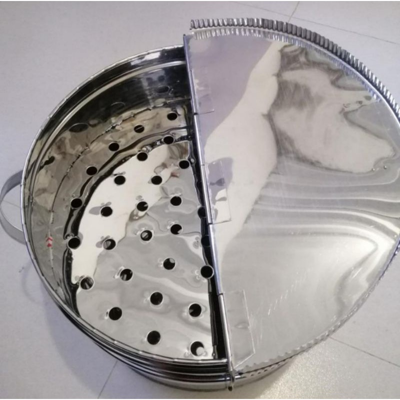 18" Stainless Round Steamer 2layers | Shopee Philippines