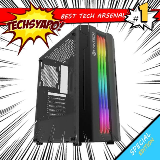 FANTECH STRIKE CG72 GAMONG CASE WITH FRONT LED MIDDLE TOWER | Shopee ...