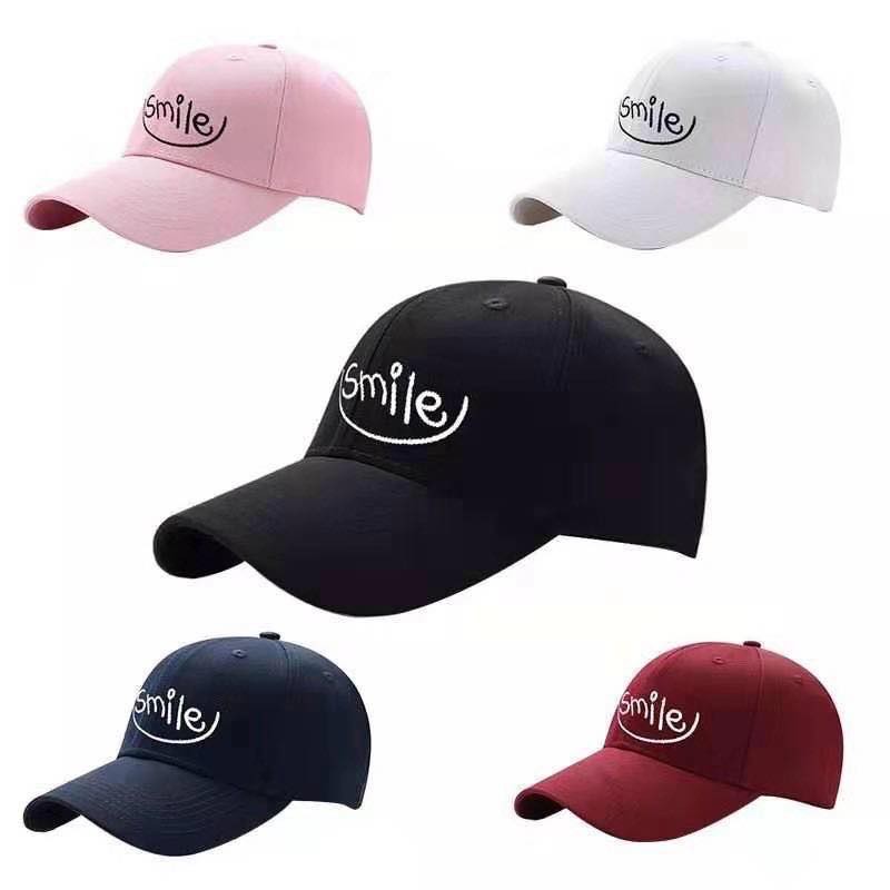 Baseball SMILE : ) Cap | Korean Fashion Cap | Shopee Philippines