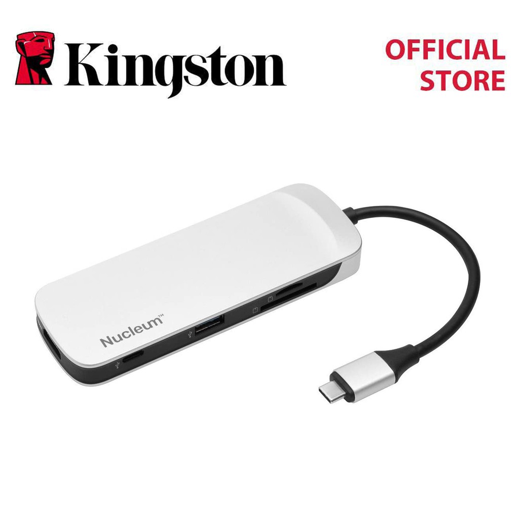 Kingston Nucleum USB-C Hub HDMI Output, USB-A, SD and MicroSD Card ...