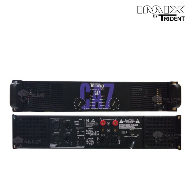 Imix Trident CA-7 Power Amplifier Original | Shopee Philippines