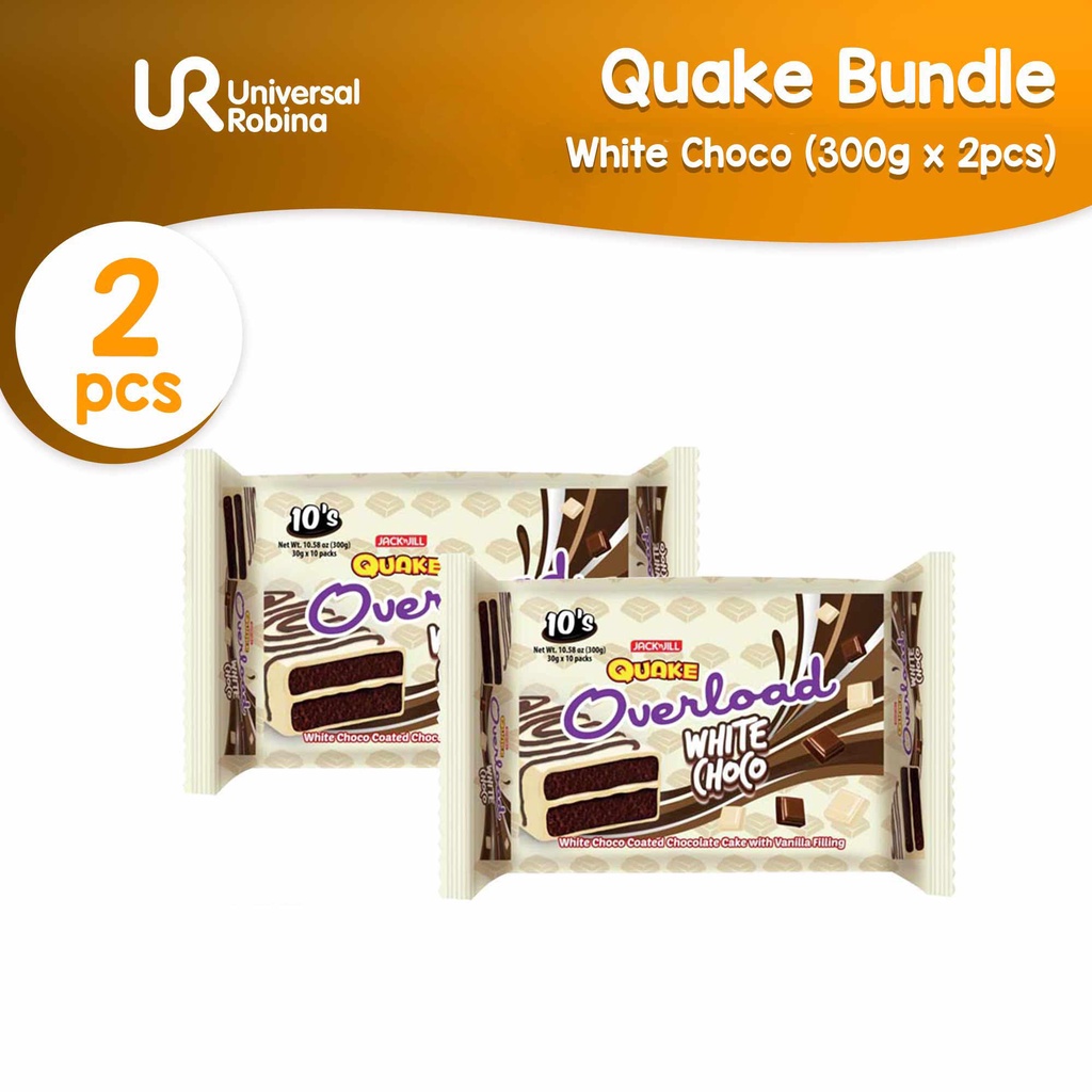 Quake Overload White Choco - 2 Packs | Shopee Philippines