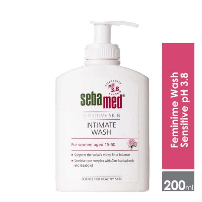 Sebamed Feminine Intimate Wash for Sensitive Skin Aged 15-50, 200 ml ...