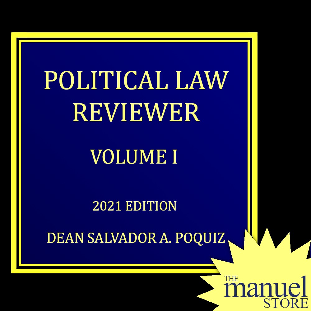 Poquiz (2021) - Political Law Reviewer - Volume 1/One/I - Bar | Shopee ...