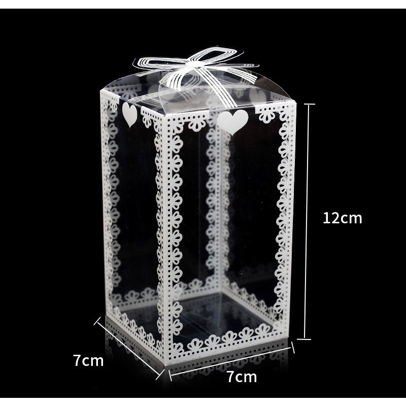 10pcs PVC acetate box for gift box wedding gift box giveaway gift ...