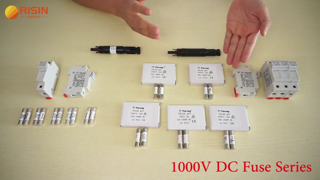 DC Fuse 1000V 15A 20A 30A Fuse for Solar Photovoltaic System Protection ...