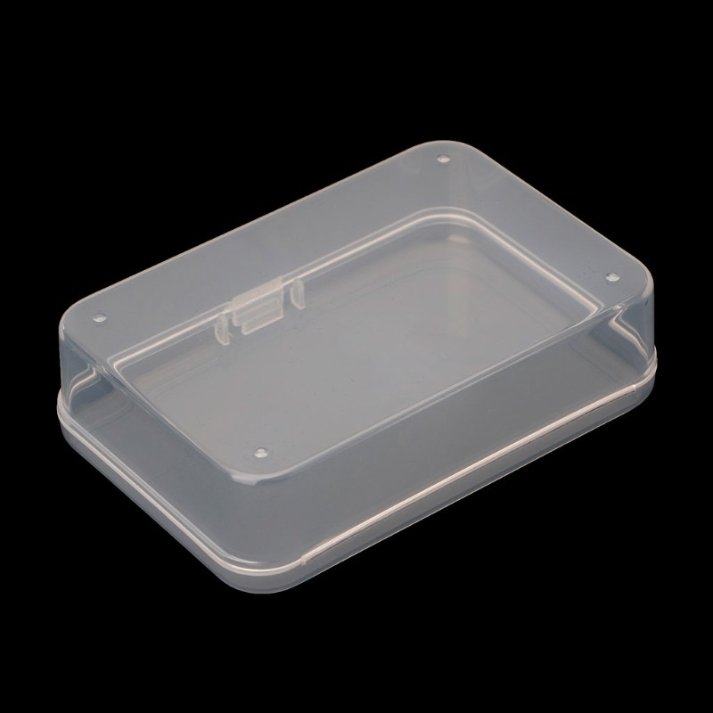 Small Transparent Plastic Storage Boxs Clear Square Display Case ...