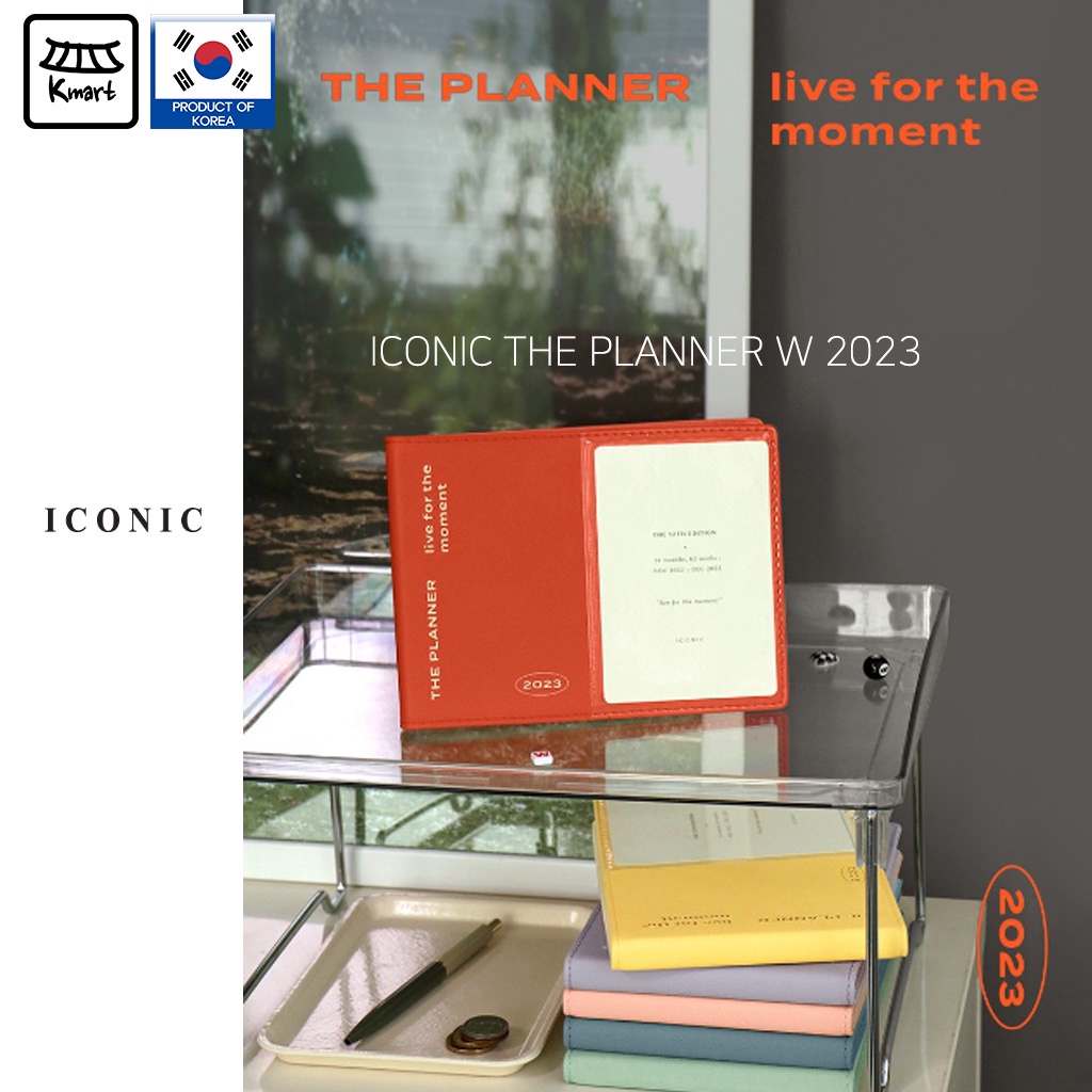 [Korean Planner] ICONIC THE PLANNER W 2023 Scheduler & Planner Monthly ...
