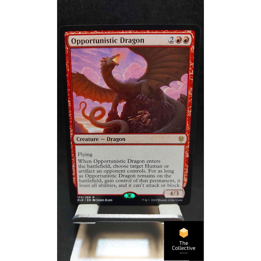 Magic the Gathering - MTG Card Game - Opportunistic Dragon - ELD [RED] / [ID: RB1] | Shopee ...