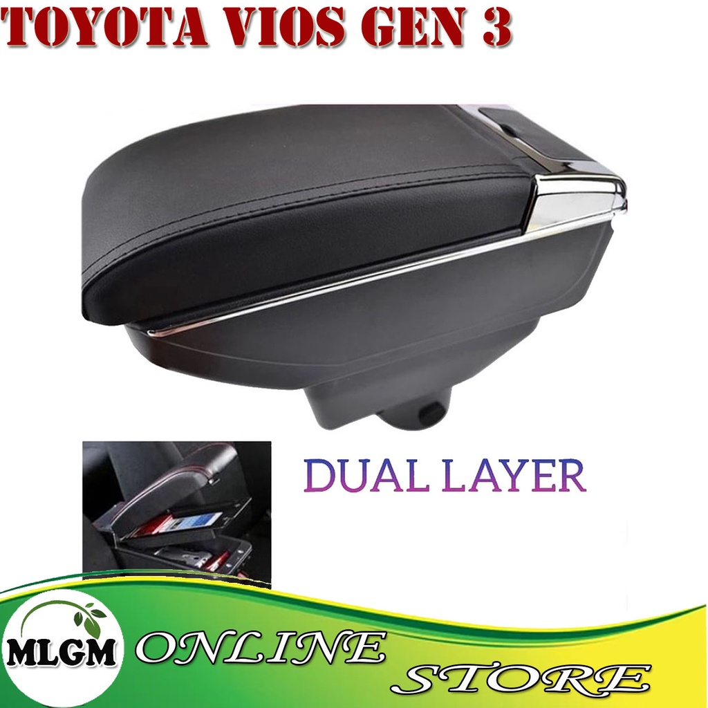 TOYOTA VIOS GEN 3 ARMREST CONSOLE BOX | Shopee Philippines