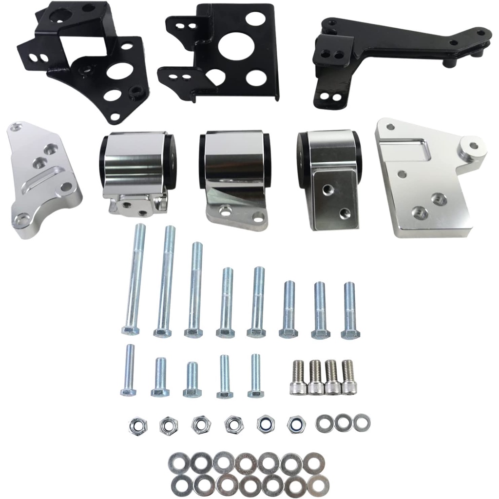 Engine Mount Bracket Kit for K-Swap EK Chassis 96-00 Civic K20 K24 K ...