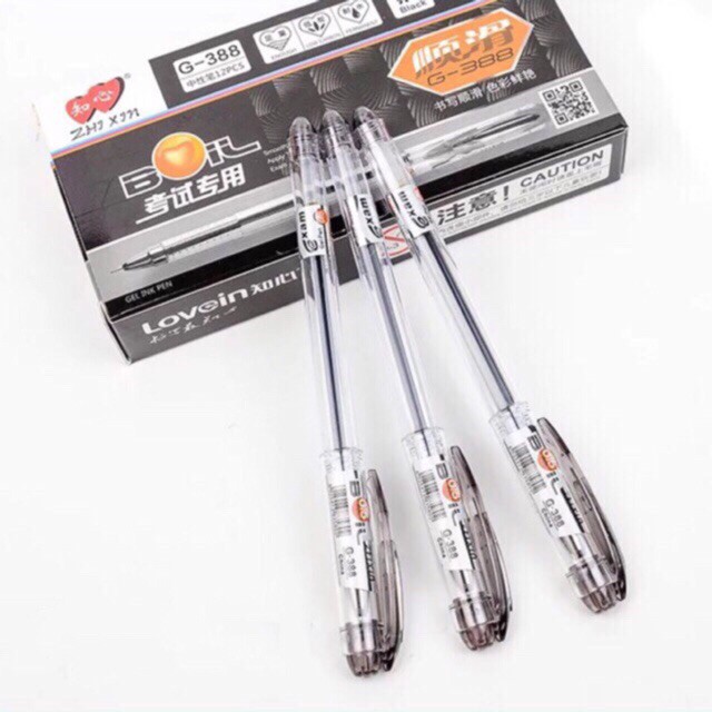 12pcs BOIL zhi xin sign pen gel ink pen ballpen school supplies office ...