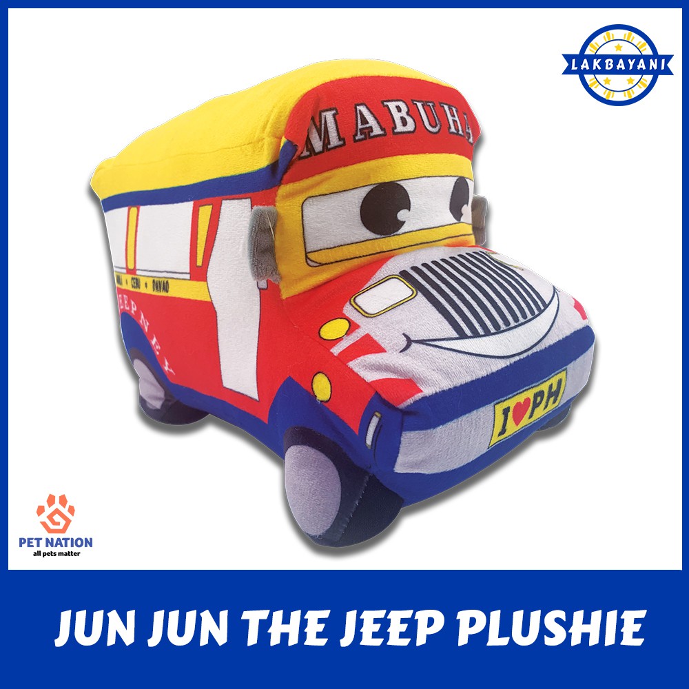 Jun Jun the Jeep Lakbayani Stuffed Toy Dog Toy Plushie 12in Philippines ...