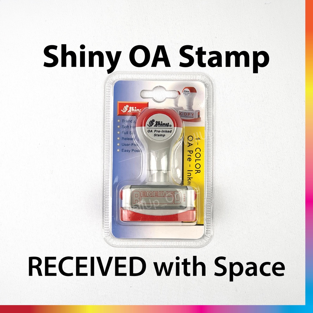 Shiny OA Pre-Inked Stamp ( Paid / Void / Received / Certified True Copy / Approved / Checked ...