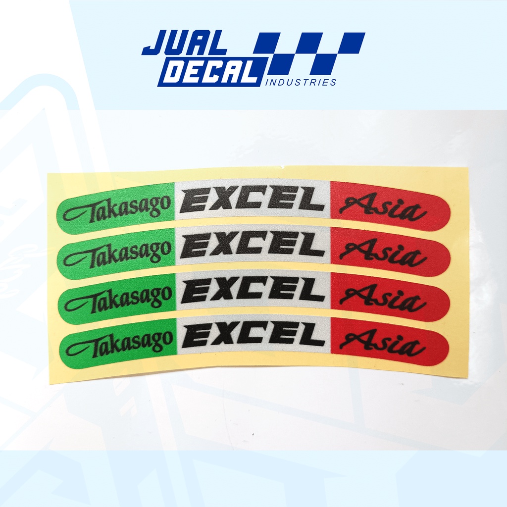 Sticker Rim Sticker Velk Takasago Excel Asia | Shopee Philippines