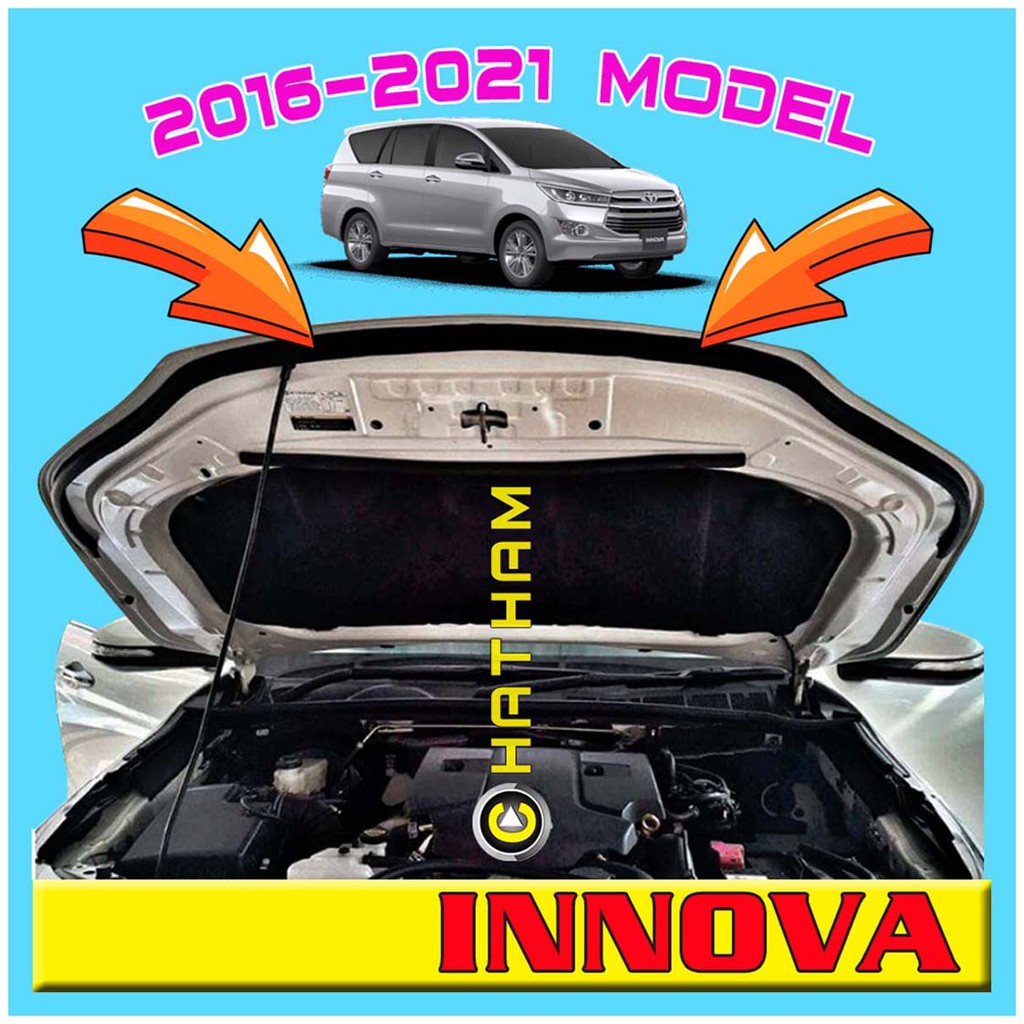 ( toyota ) Innova 2016 to 2021 - Hood Rubber Lining | Shopee Philippines