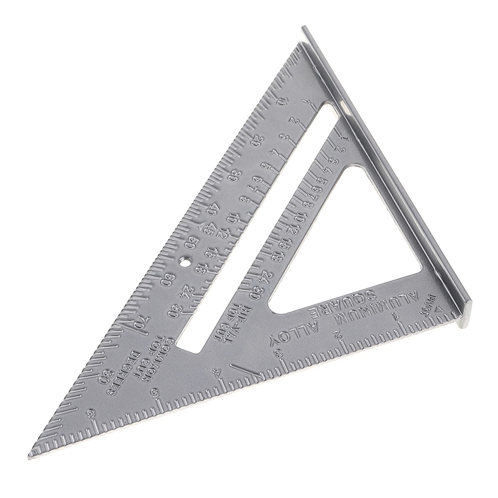 7 Inch Right Angle Triangle Ruler 0.1 Accuracy 1 Scale Value | Shopee ...